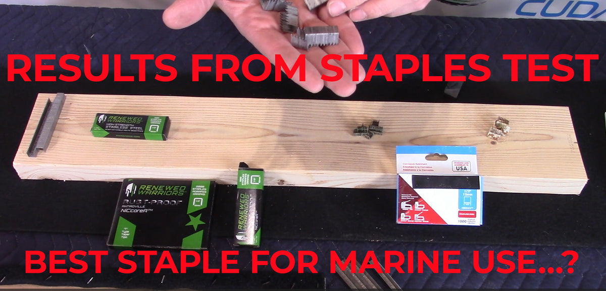 NiCcoreA™ Rust-Proof Marine Staples (Renewed Warriors) – 'Cuda Powersports