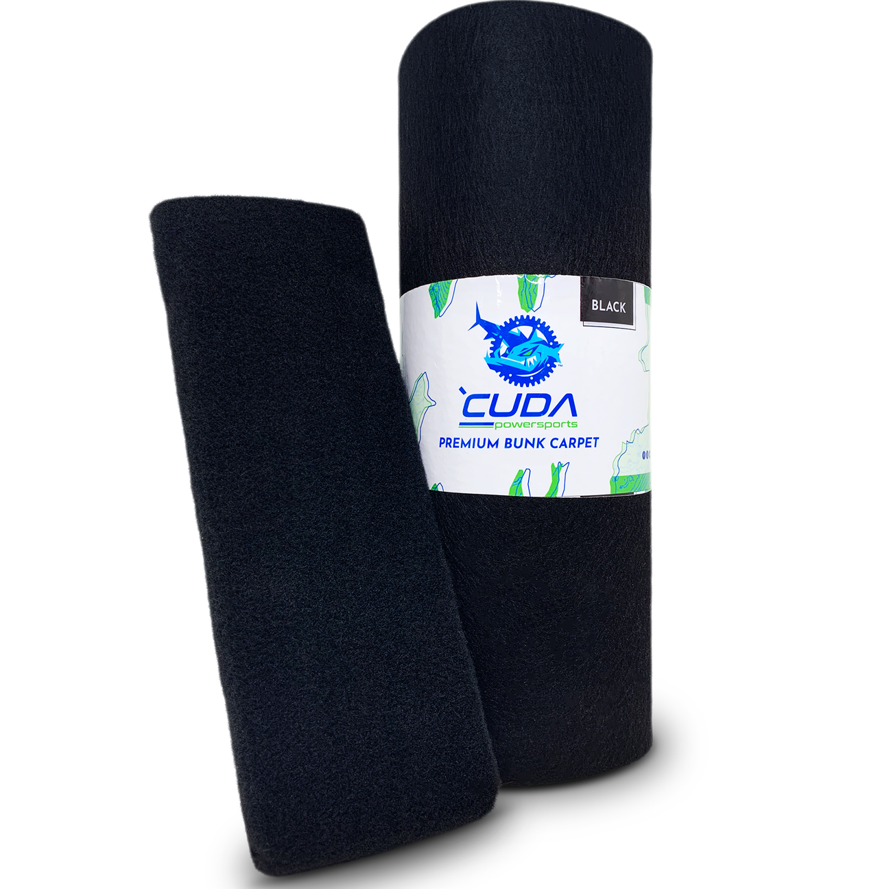 18" Wide Black Bunk Carpet – 'Cuda Powersports